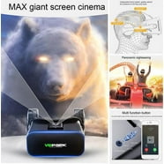 Restored KORAMZI VR-233 VR Glasses (Black) (Refurbished) - Walmart.com