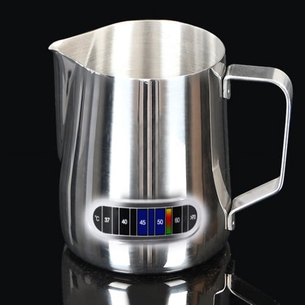 Zhaomeidaxi Milk Frothing Pitcher 350ml 600ml(12oz 20oz)Steaming Pitchers Stainless Steel Milk ...