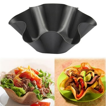 Bueautybox Nonstick Taco Shell Maker - Carbon Steel Tortilla Bowl ...