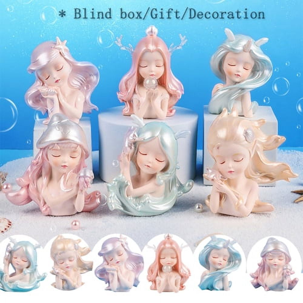 Zhaomeidaxi Ocean Princess Resin Craft Statue Home Decoration Ornaments ...
