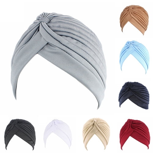 Zhaomeidaxi Stretchy Turban Cap Head Cover Head Wraps Bennie Twisted ...
