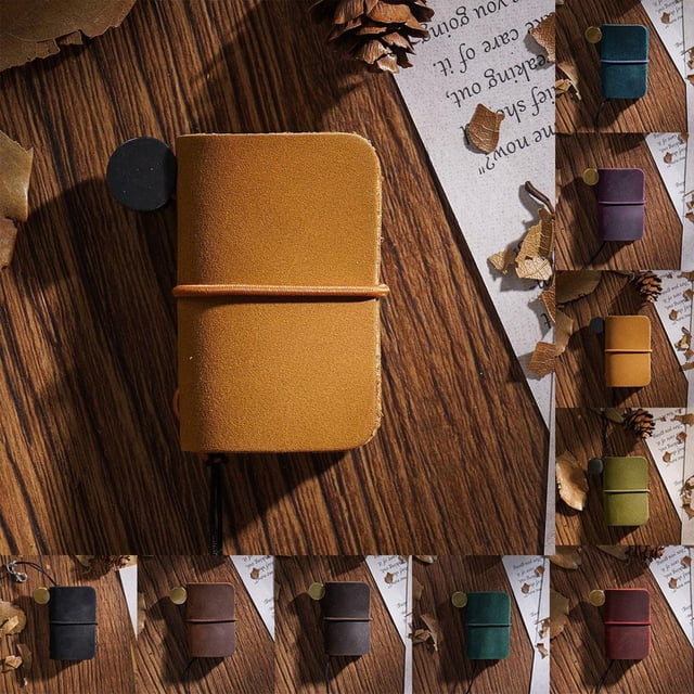 Zhaomeidaxi Travel Notebook Refillable Journals Lined Paper Diary ...