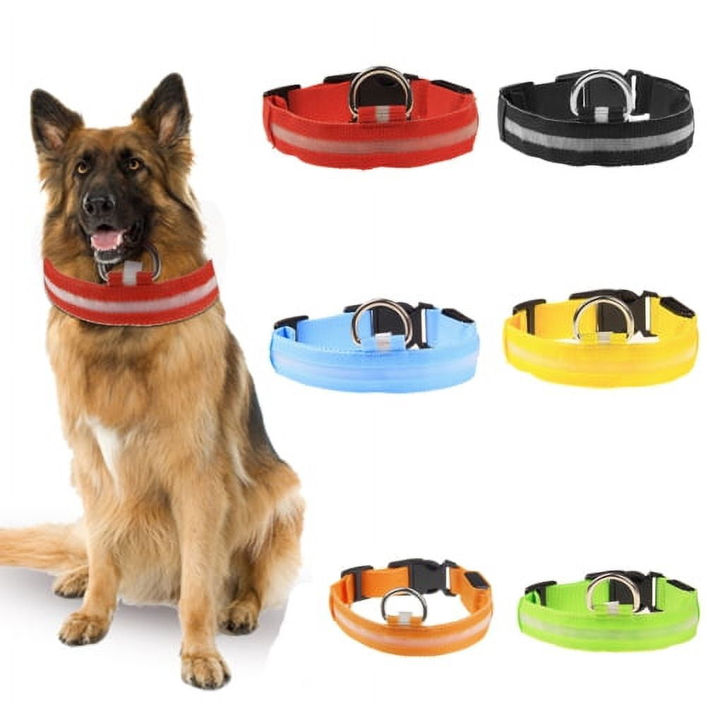 Zhaomeidaxi Ultra Light USB Rechargeable LED Dog Collar - Adjustable ...