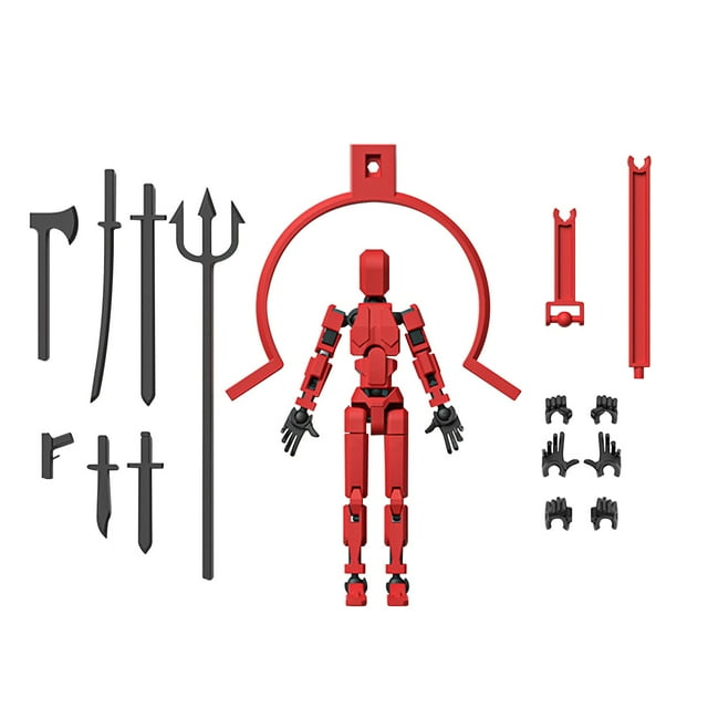 Zhaox Clearance A 3d Printed Hand Held Multi Joint Action Figure Robot ...