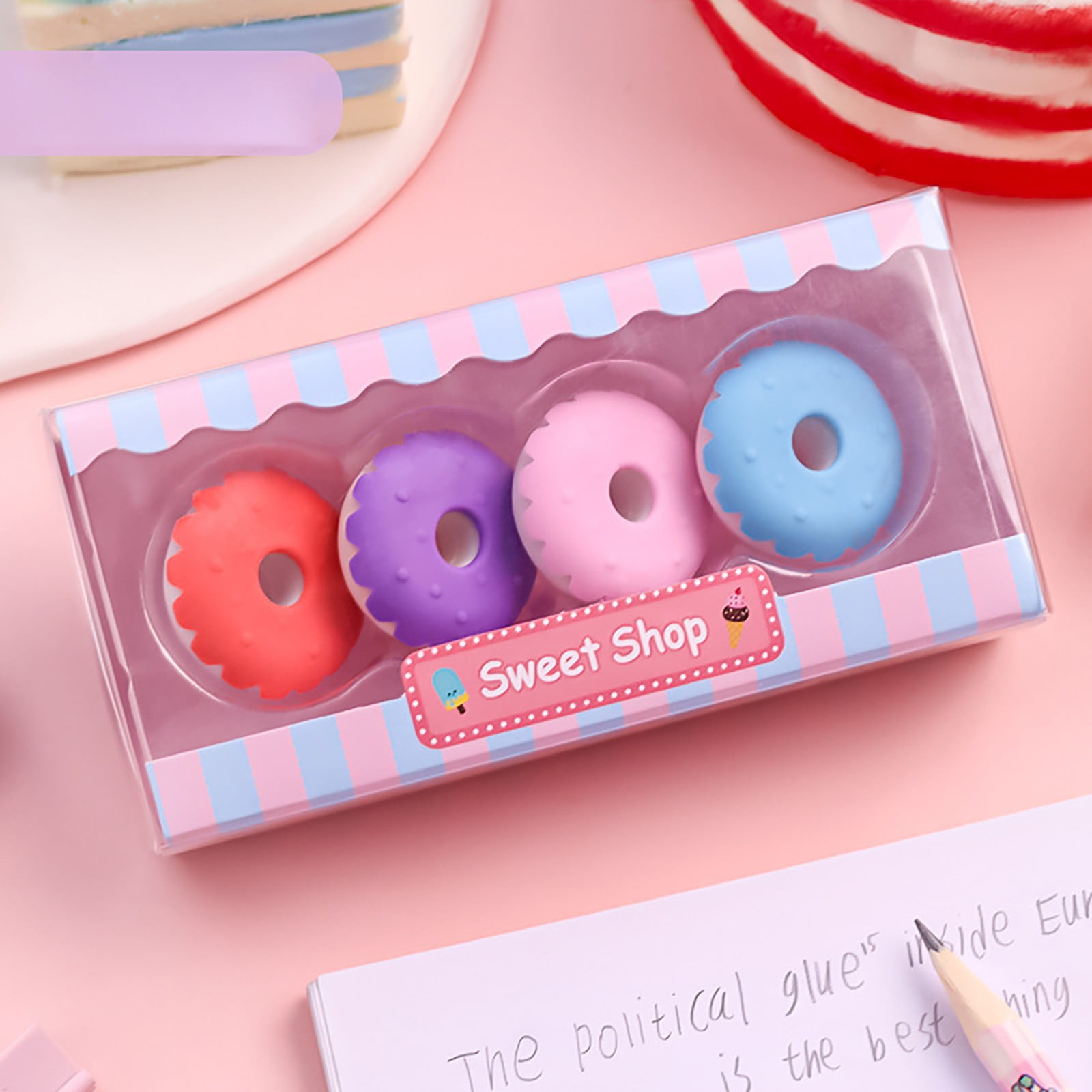Zhaox Clearance Erasers Food Erasers Pencil Erasers for Kids Rewards ...