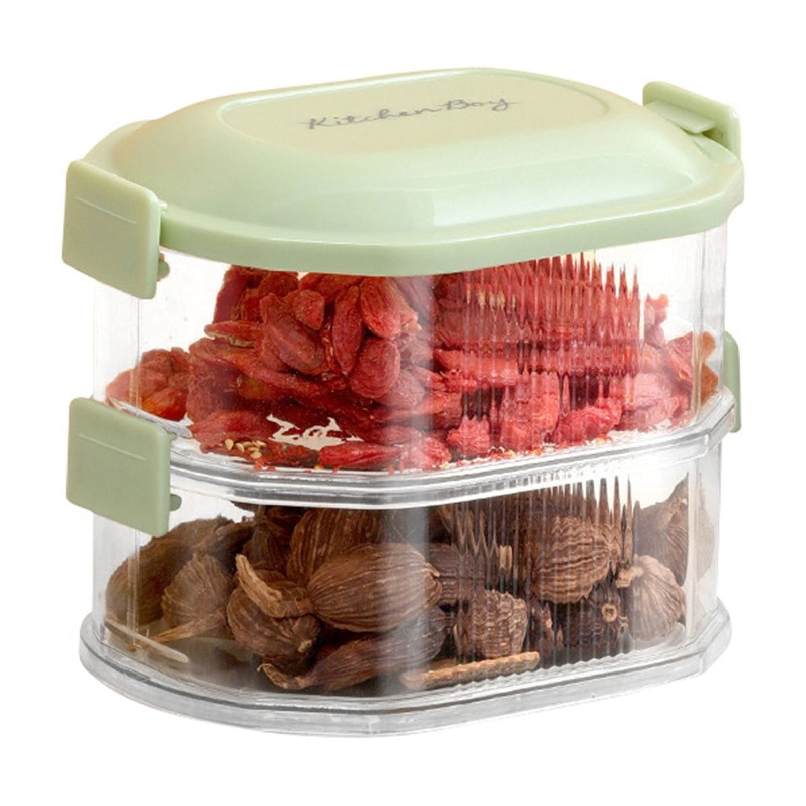 Zhaox TOStackable Kitchen Storage Box Seasoning Containers Stackable ...