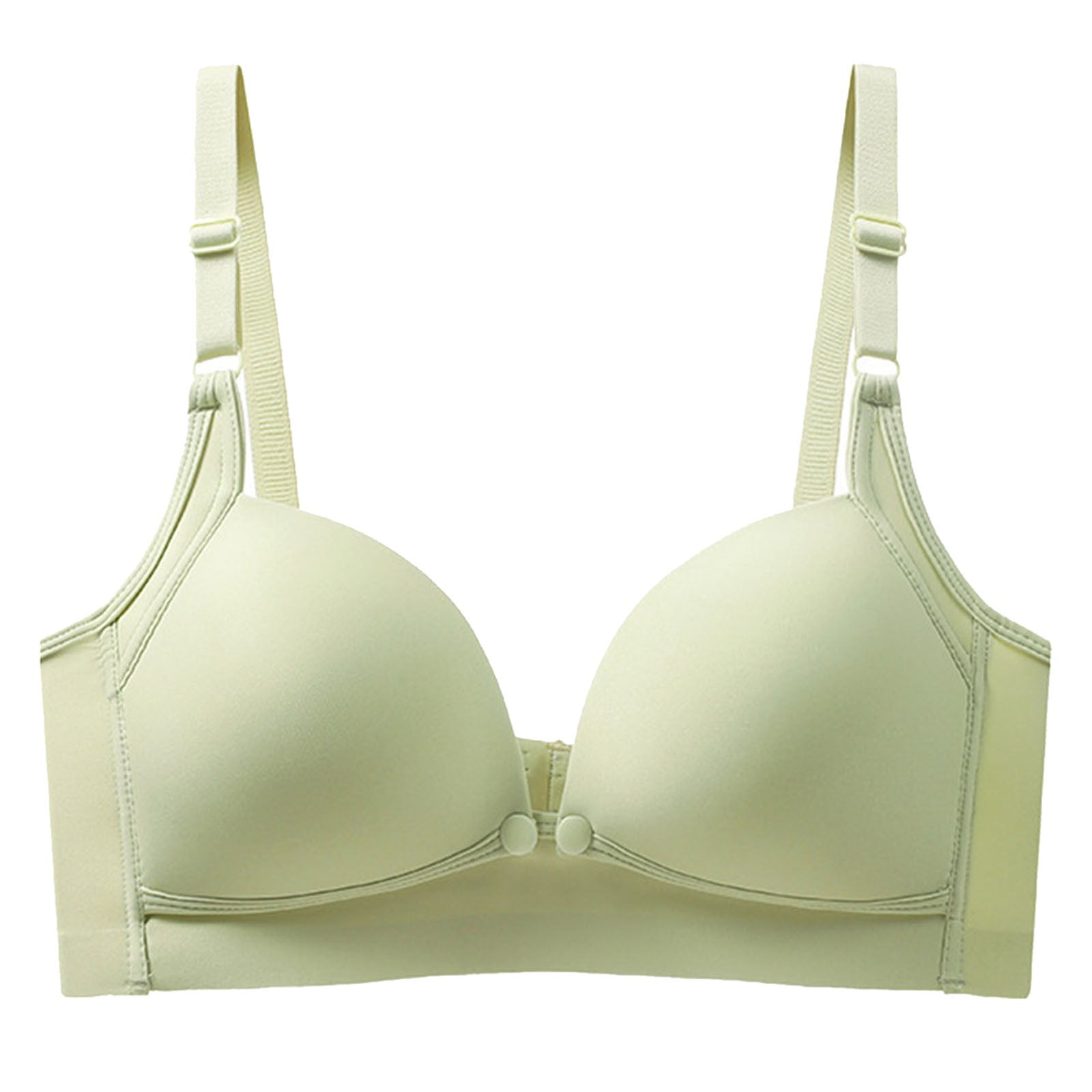 Zhden Backless Bras for Women No Underwire Push Up Padded Bras Seamless ...