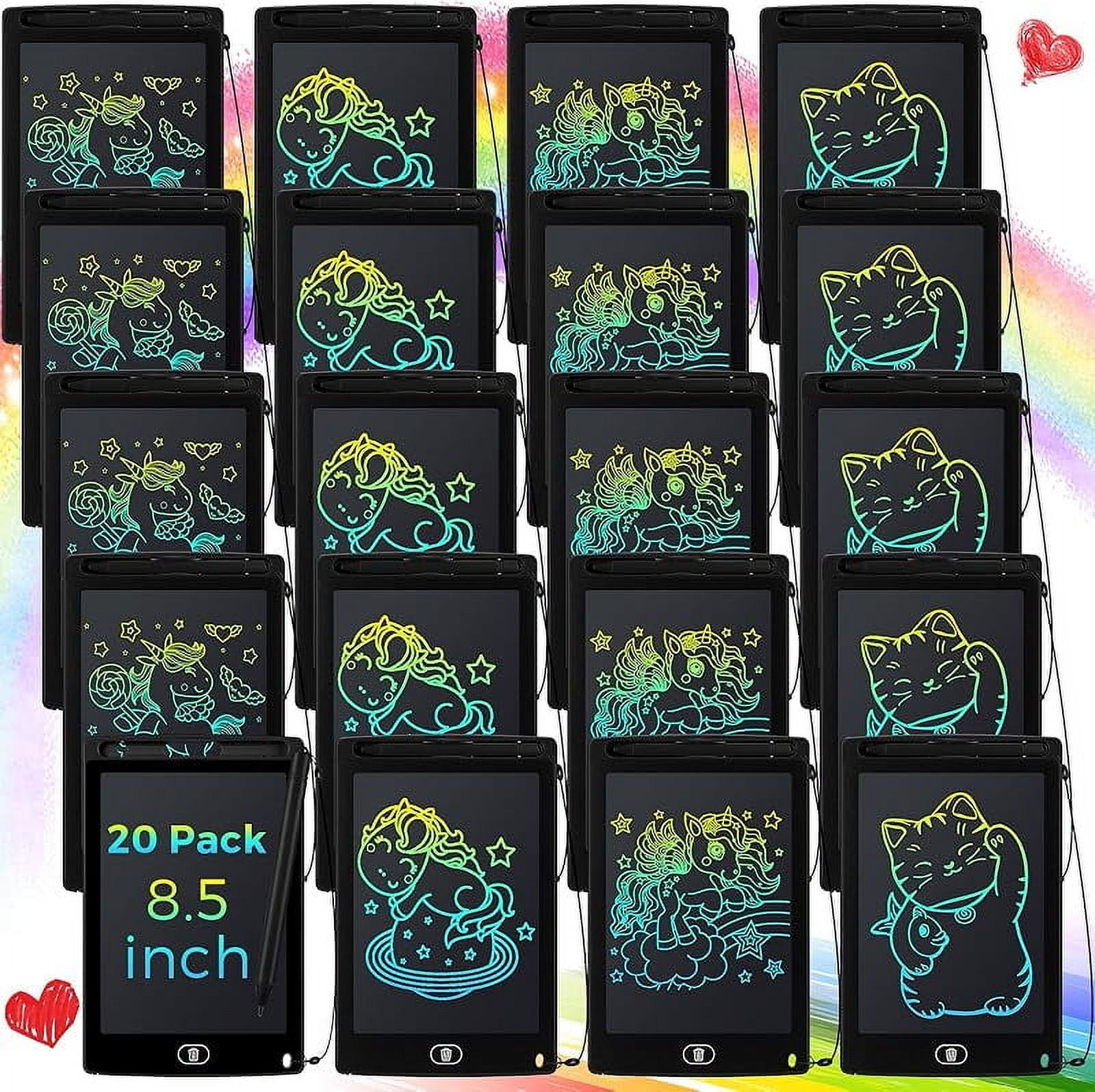 Zhehao 20 Pack LCD Writing Board for Kids, 8.5 Inches Doodle Board ...