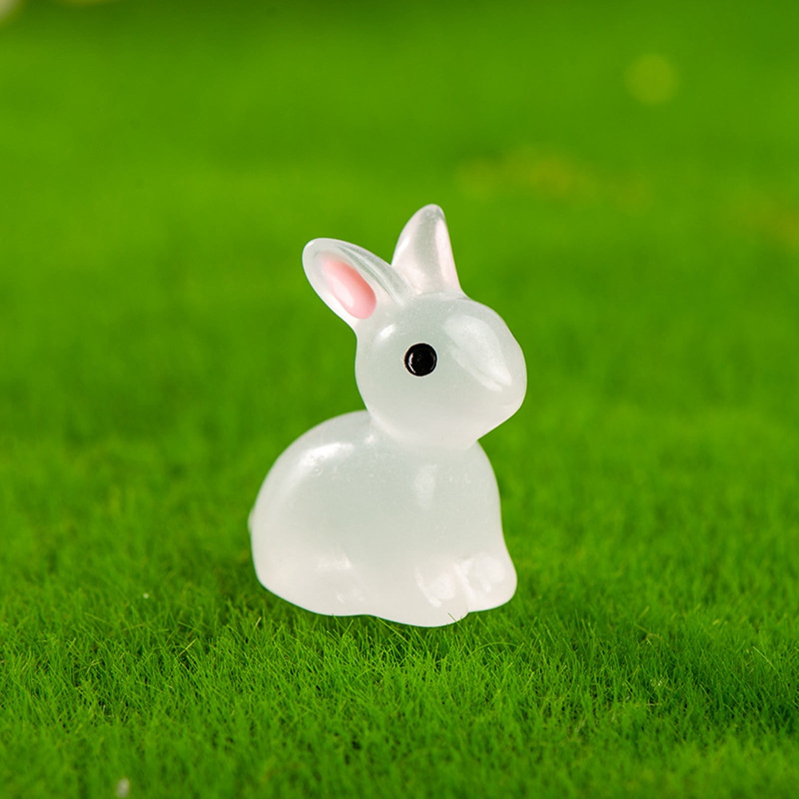 ZhenNi Selection,Resin Luminous Bunny,Action Figure,Collectible toys ...