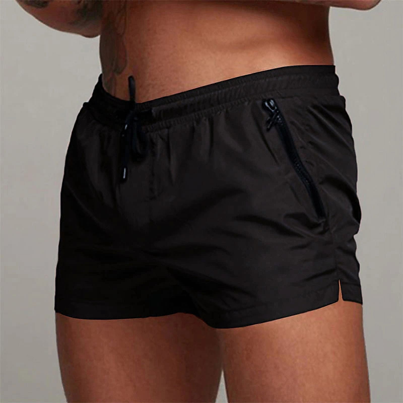 Zheng YanxiangMens Swim Trunks with Zipper Pockets Mesh Liner Summer Beach Board Shorts Quick ...