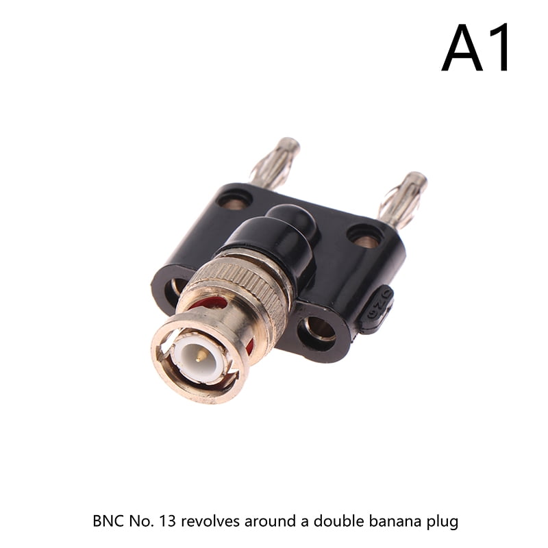 ZhengYuHao 1Pc Adapter BNC To Banana Male Plug & Female Jack Banana Female Jack Socket Binding ...