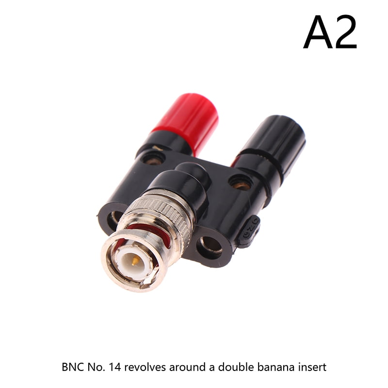 ZhengYuHao 1Pc Adapter BNC To Banana Male Plug & Female Jack Banana ...