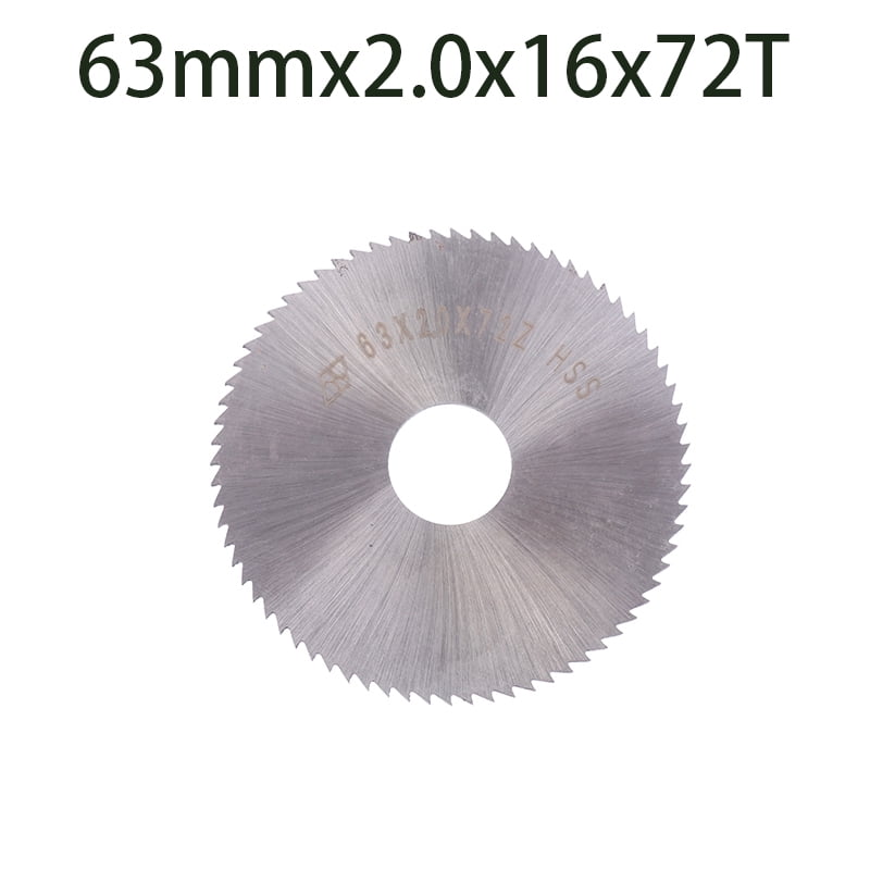 ZhengYuHao 63mm Slitting & Slotting Saw Blade W6542 HSS Steel Circular Cutting Disc For CNC ...
