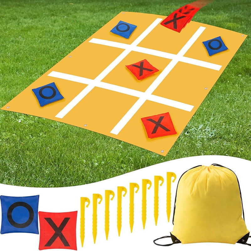 ZhengYuHao Giant-Tic-Tic-Tac-Toe Bean Bag Toss Game For Kids, Families ...