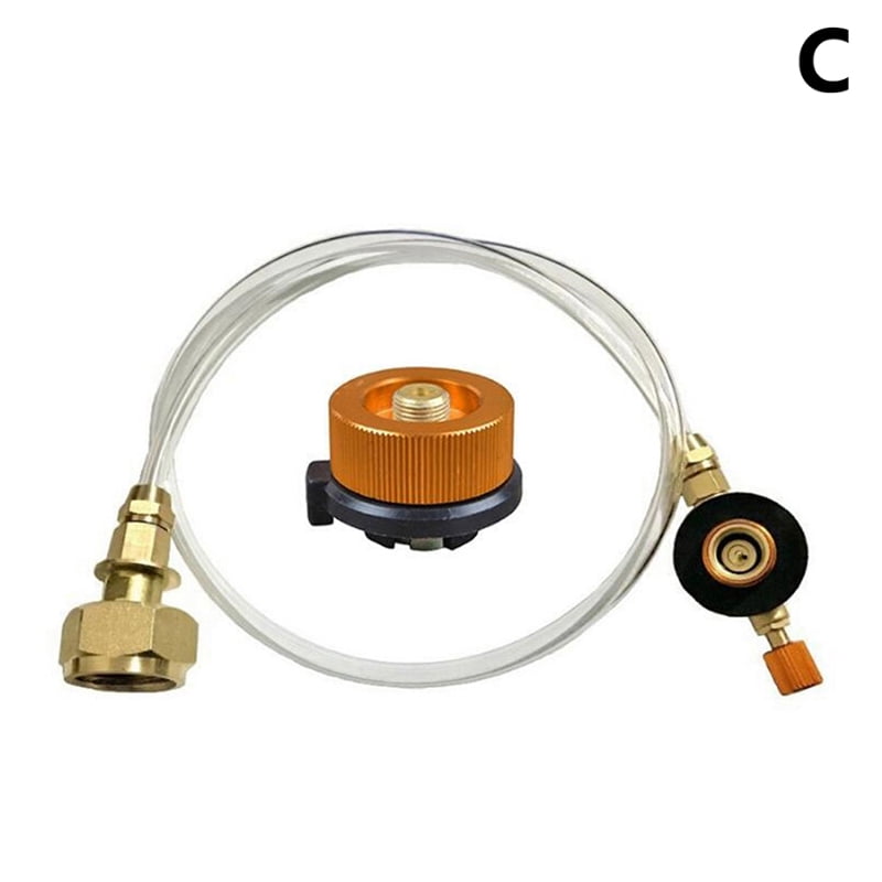 ZhengYuHao Outdoor Camping Gas Stove Propane Refill Adapter LPG Flat ...