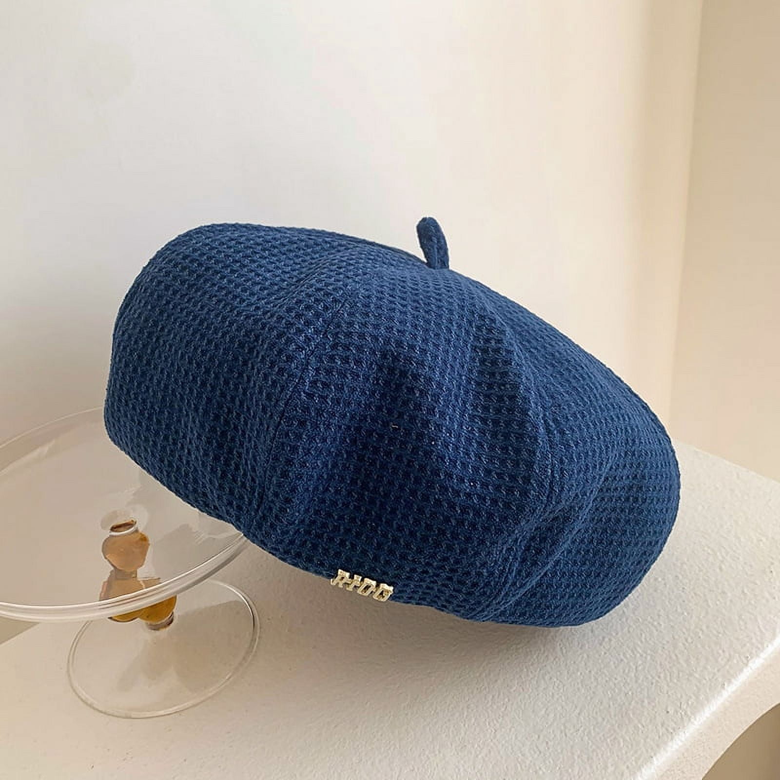 Zhengsping Black Sweet And Cool Beret For Women In Autumn And Winter ...