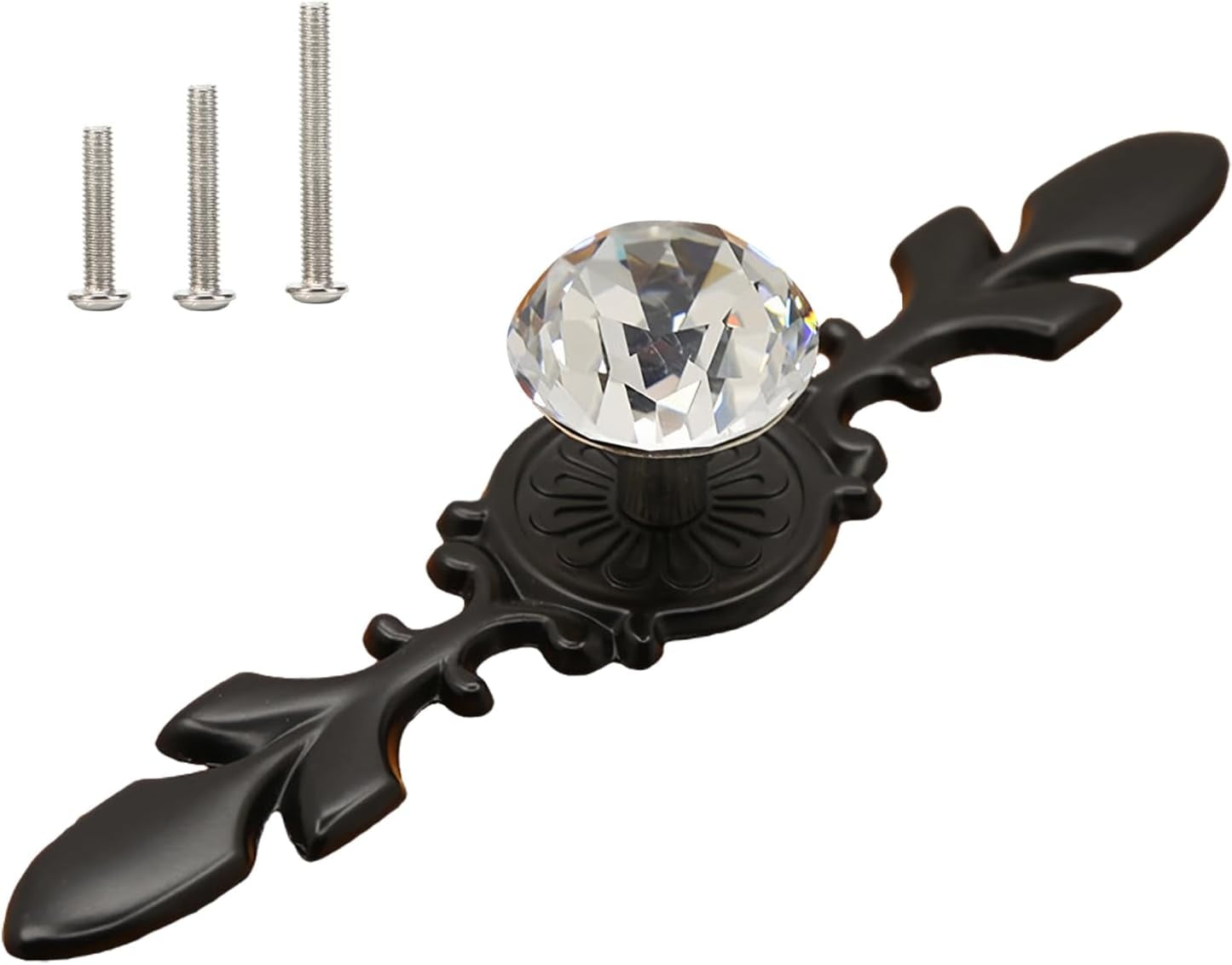 Zhengup 10 Pack Drawer Dresser Knobs Crystal Glass Kitchen Cabinet Pulls Cupboard Door Knobs ...