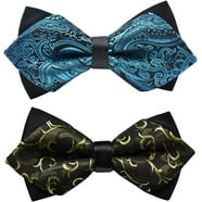 Allegra K Unisex Pre-tied String Bow Tie String Tie Solid Color ...