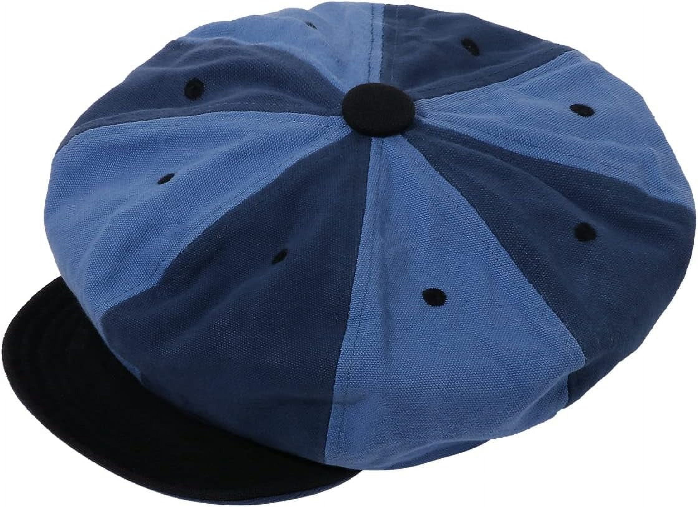 Zhengup 8 Panel Newsboy Cap Applejack Gatsby Hat Scally Cap Bakerboy ...