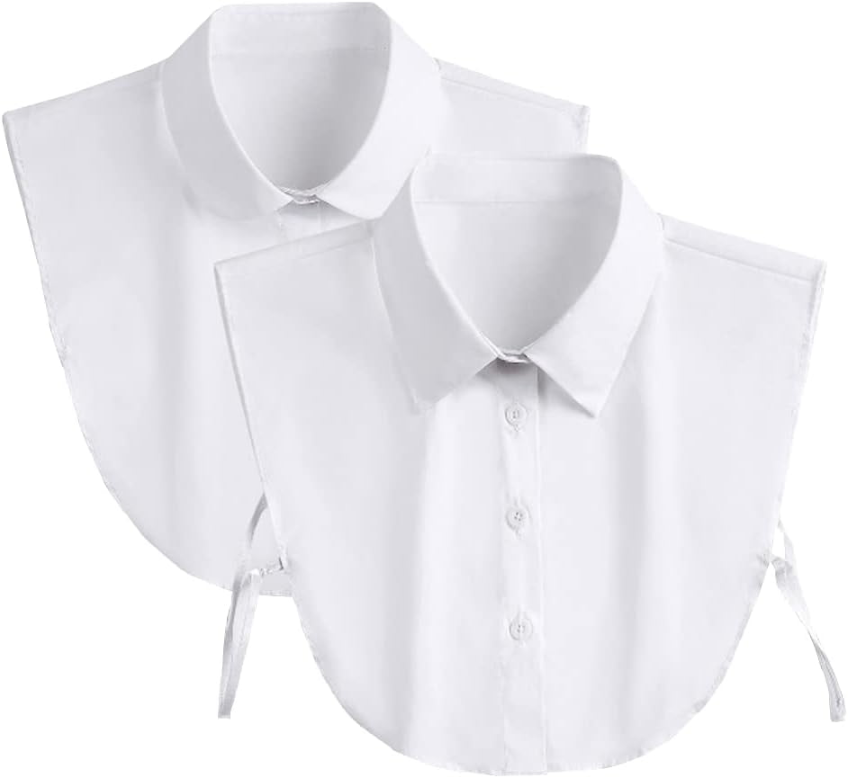 Zhengup Detachable Dickey Collar Half Shirt Blouse Fake Collar False ...