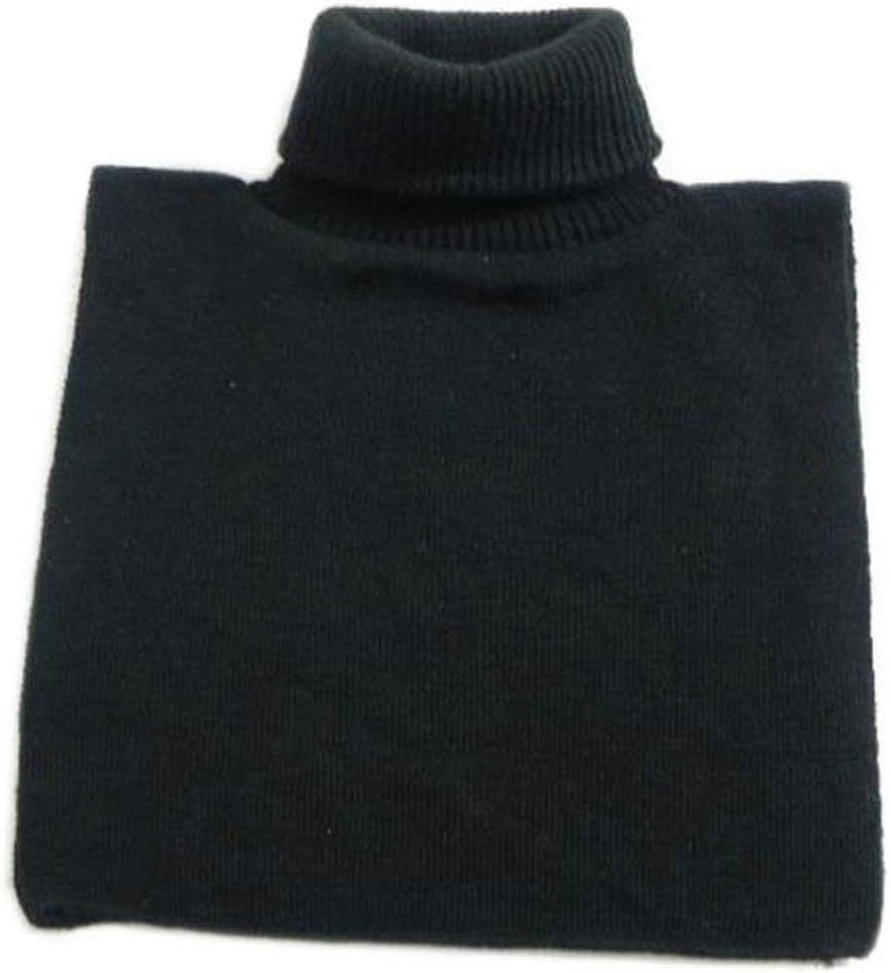 Zhengup Knitted Mock Turtleneck Fake Collar Winter Unisex Half Blouse ...