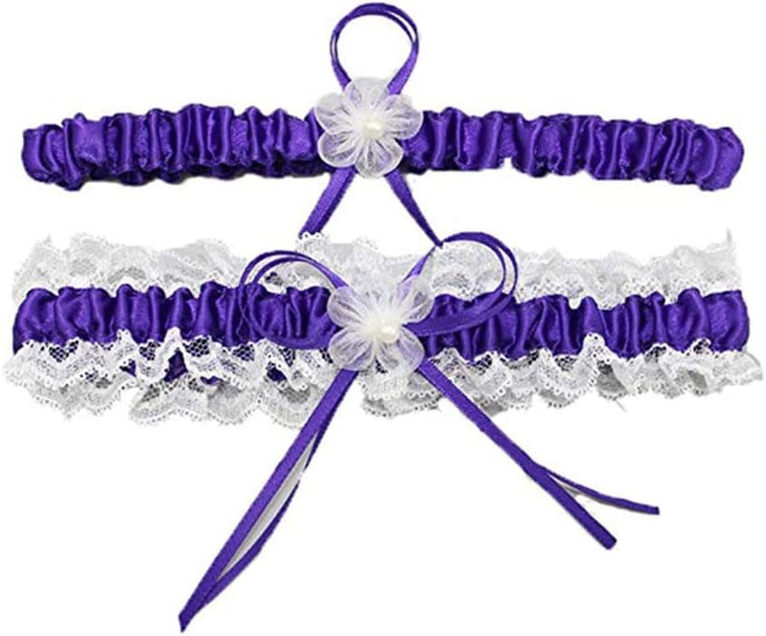 Zhengup Lace Wedding Bridal Garters Elastic Adjustable Wedding Bridal ...