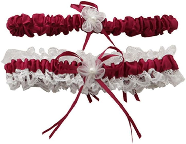 Zhengup Lace Wedding Bridal Garters Elastic Adjustable Wedding Bridal ...