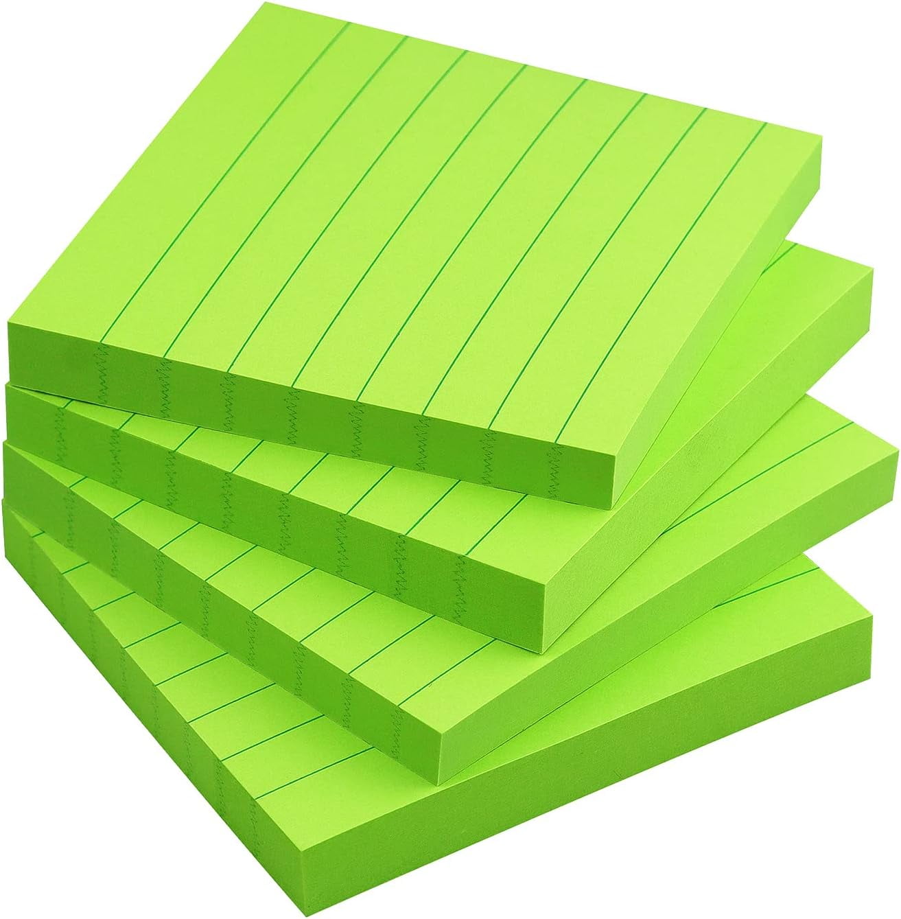 Zhengup Lined Sticky Notes 3x3 Sticky Notes with Lines Self-Stick Notes ...