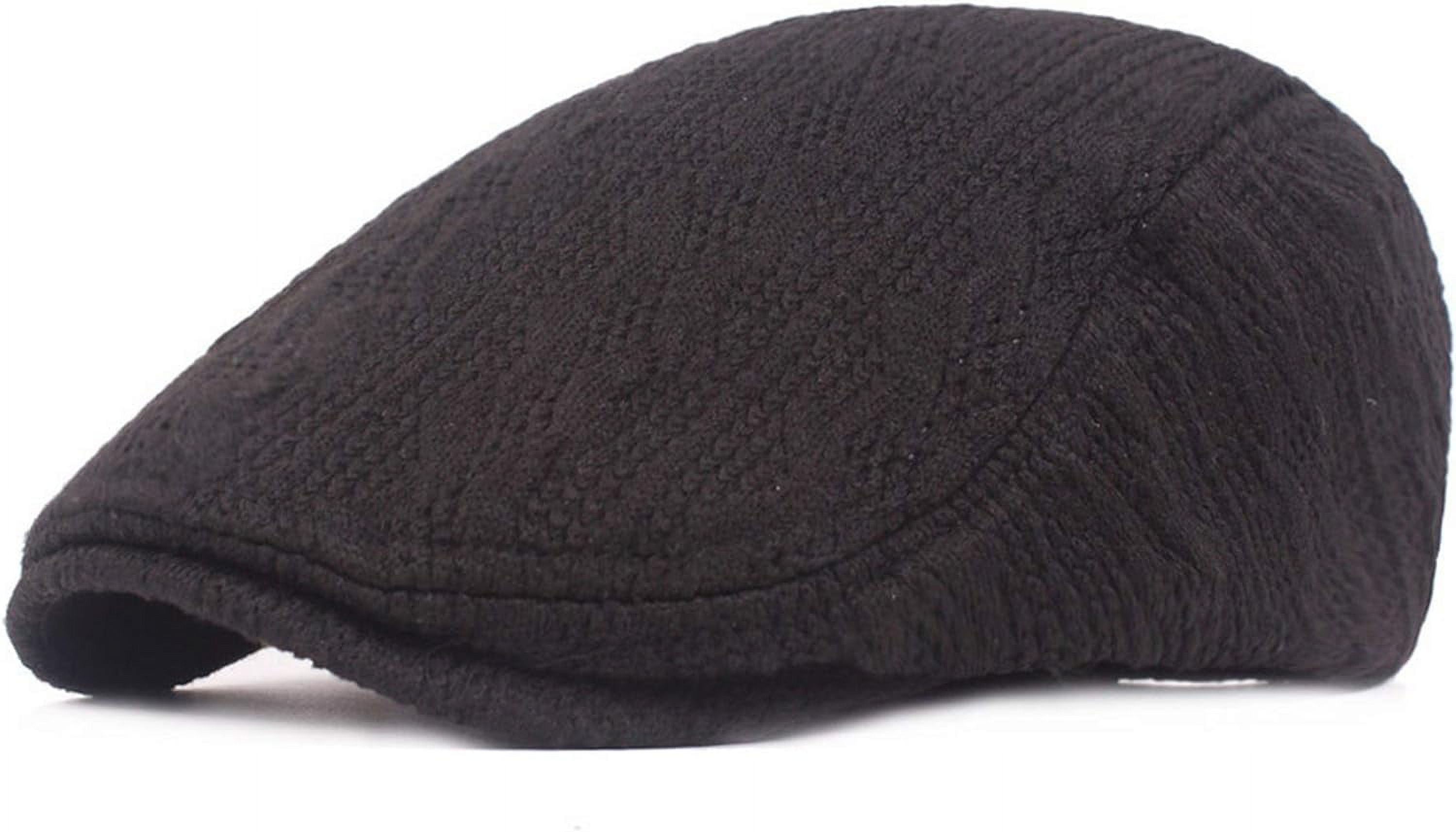 Zhengup Men Duckbill Knit Warm Newsboy Beret Ivy Cap Cabbie Driving ...