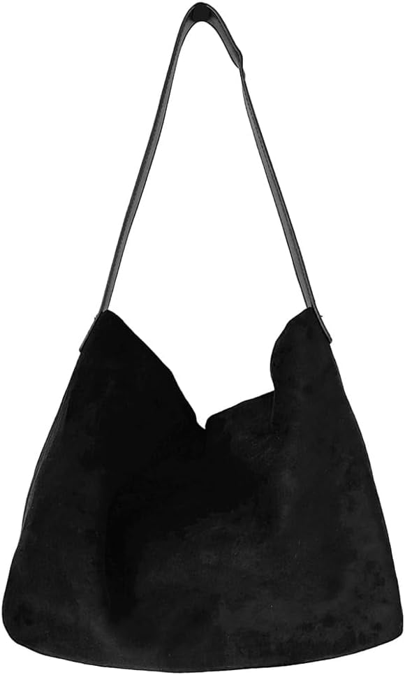 Zhengup Slouchy Suede Tote Shoulder Bags for Women Large Soft Underarm ...