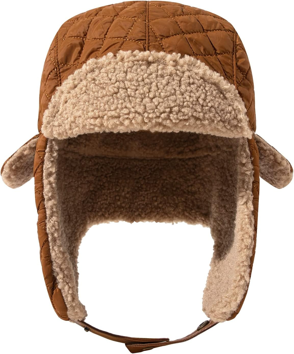 Zhengup Warm Trapper Hat Windproof Winter Russian Hats with Earflap ...