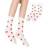 TeeHee Special Valentine's Day Love Heart Gift Socks 12-Pair with Gift ...