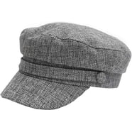 Adult Striped Light Blue Vintage Engineer Train Conductor Hat with ...