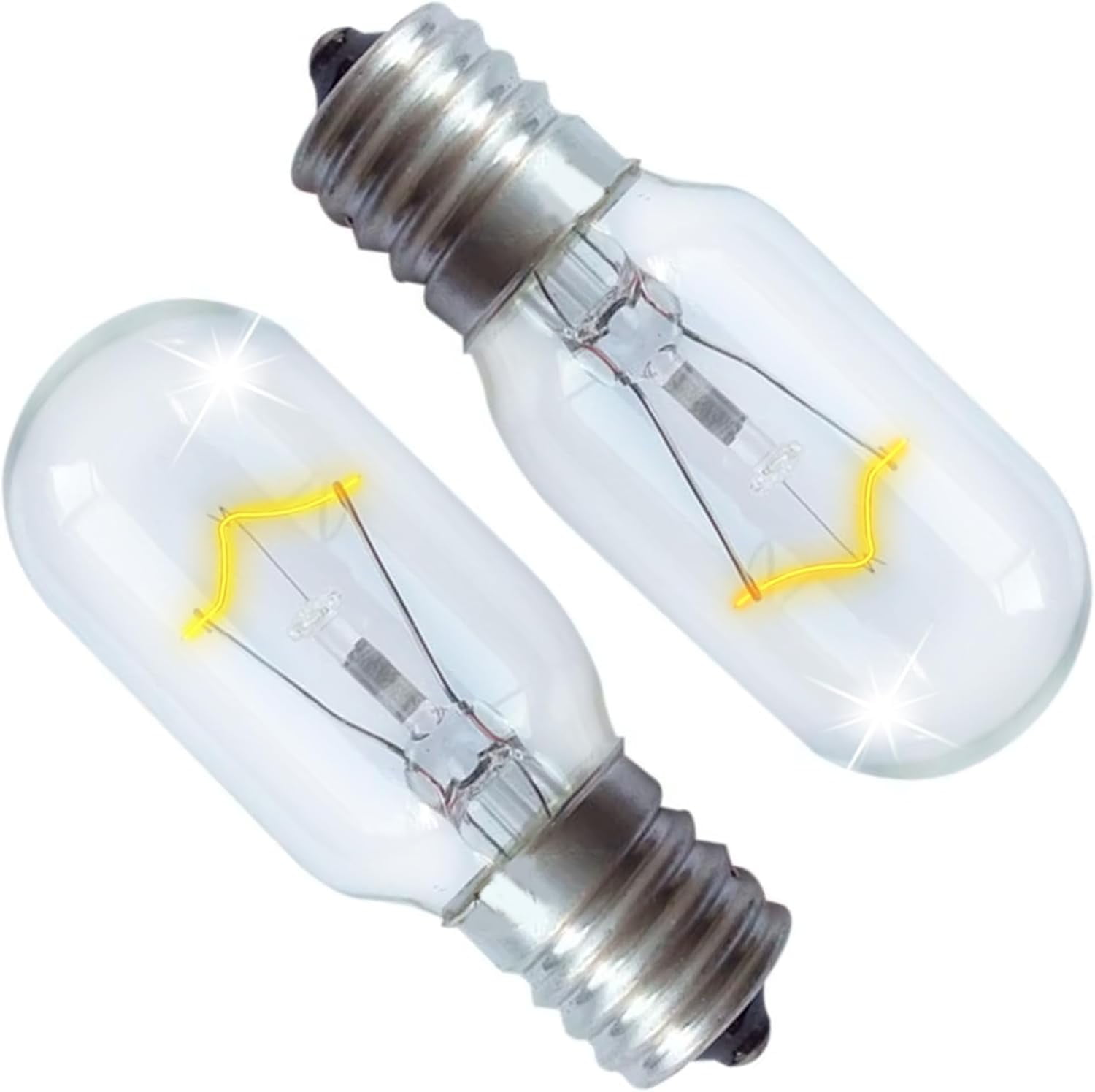Zhenhe2-Pack Wb36X10003 130V 40W Microwave Light Bulb T8 E17 Base ...