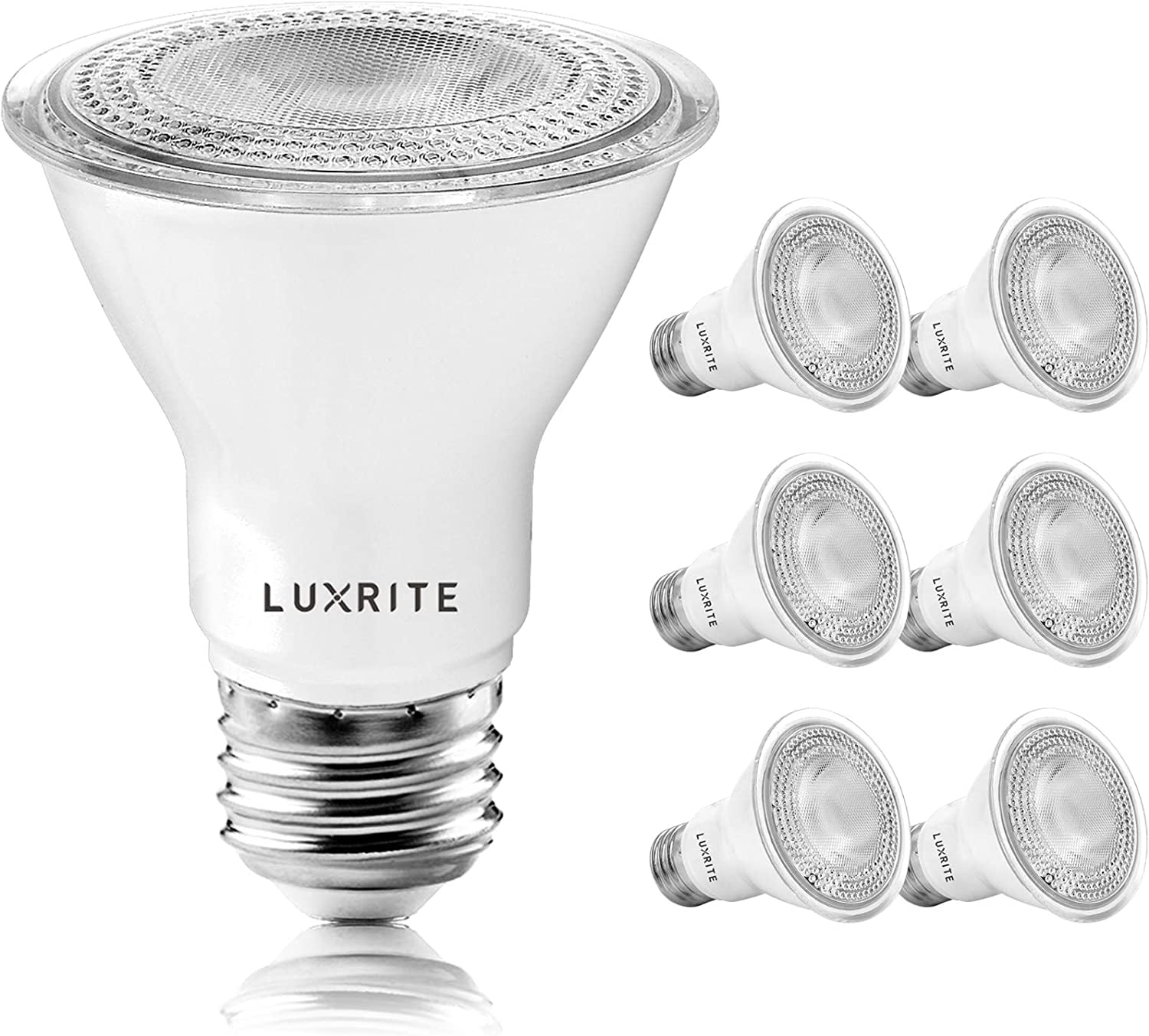 Zhenhe6 Pack Par20 Led Bulbs, 50W Equivalent, 4000K Cool White ...