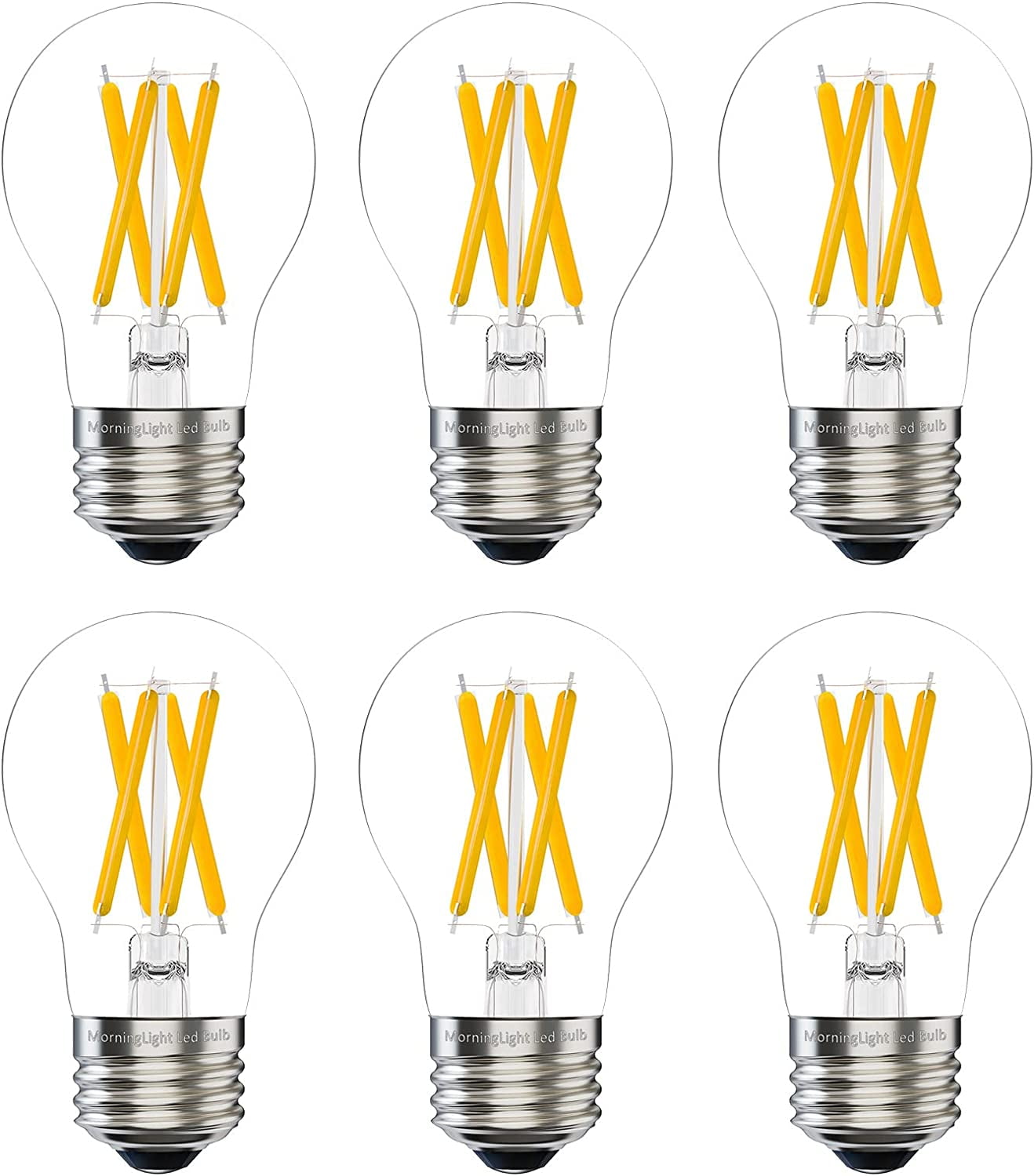 ZhenheA15 E26 Led Light Bulb 60 Watt, 2700K Warm White Dimmable Led ...