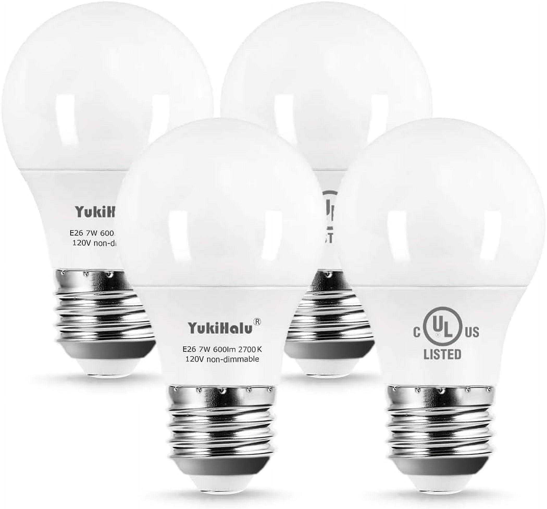 ZhenheA15 Led Light Bulbs, 60W Equivalent, E26 Base, 2700K/3000K/5000K ...