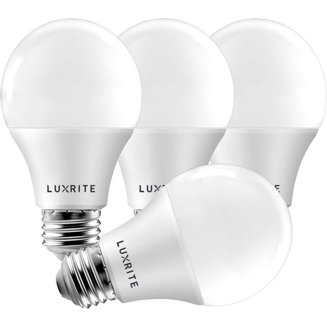 ZhenheA19 Led Bulb 60W Equivalent, 3500K Natural White, 800 Lumens ...