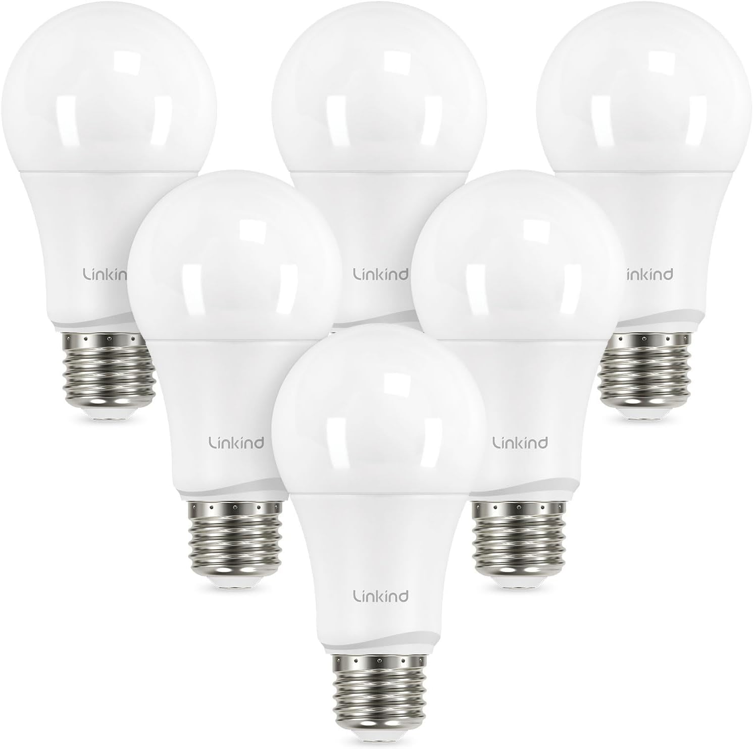ZhenheA19 Led Light Bulbs Dimmable, 75W Equivalent, E26 Base, 5000K ...