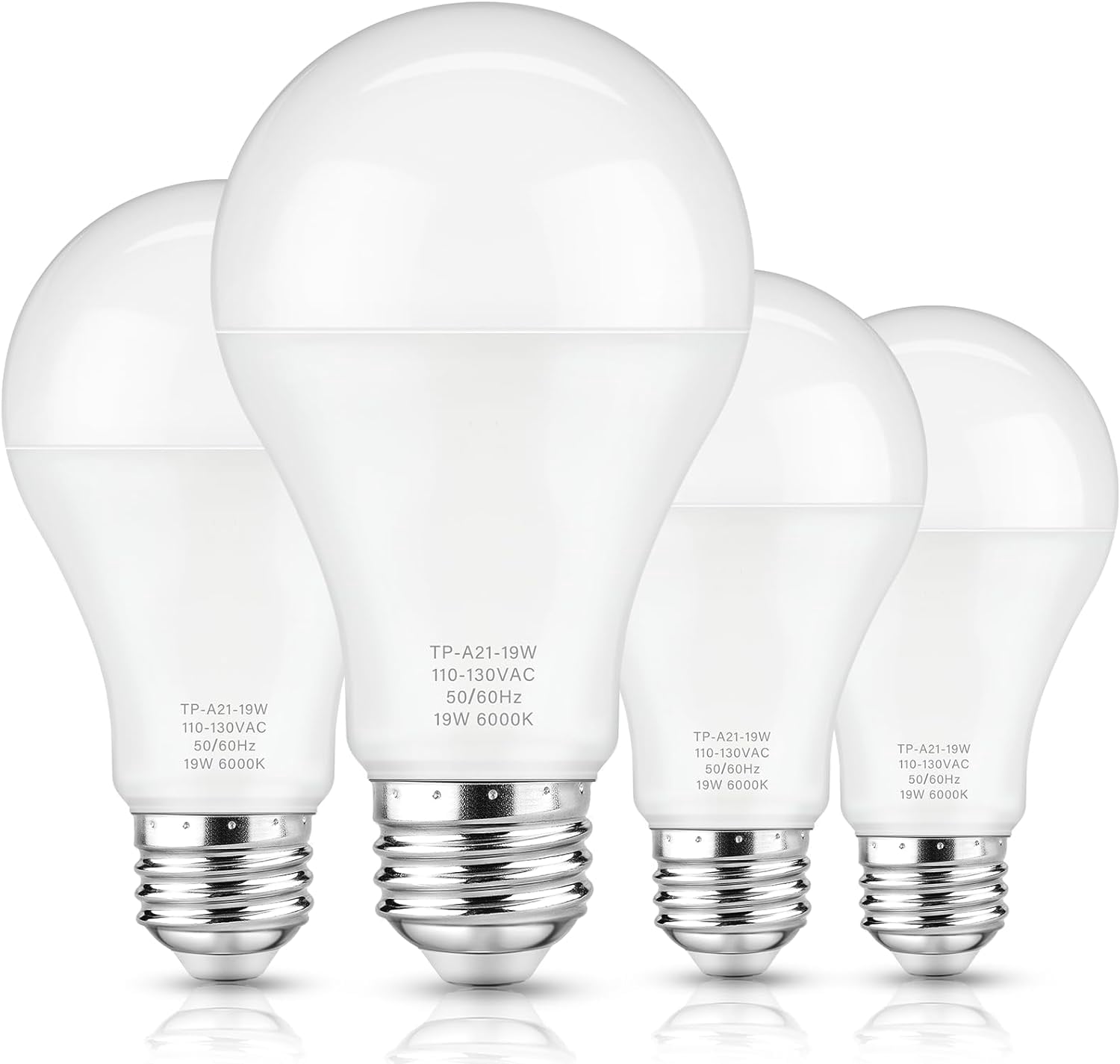 ZhenheA21 Led Light Bulbs, 150 Watt Equivalent, Cool White 6000K ...