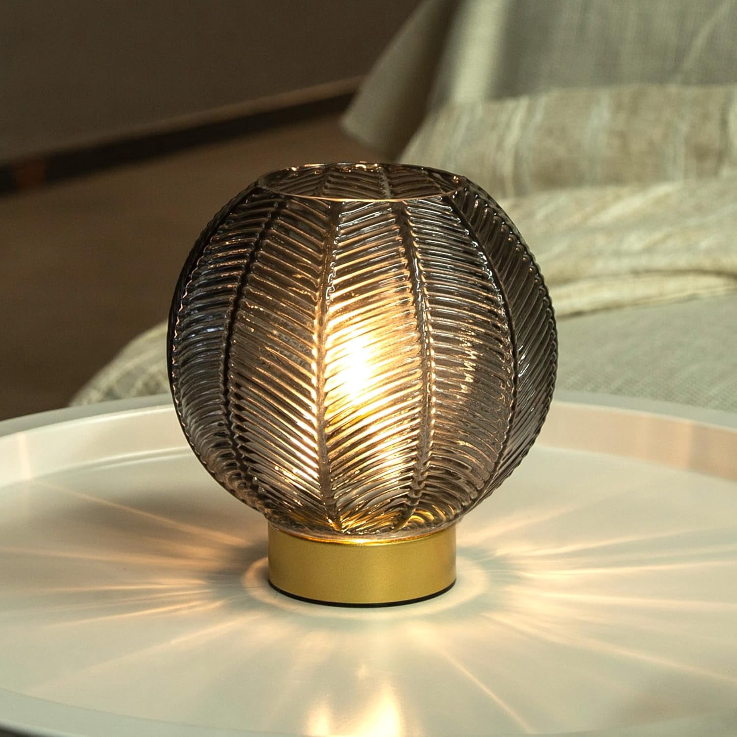 ZhenheBattery Operated Lamp With Timer, Table Lamp Battery Powered ...
