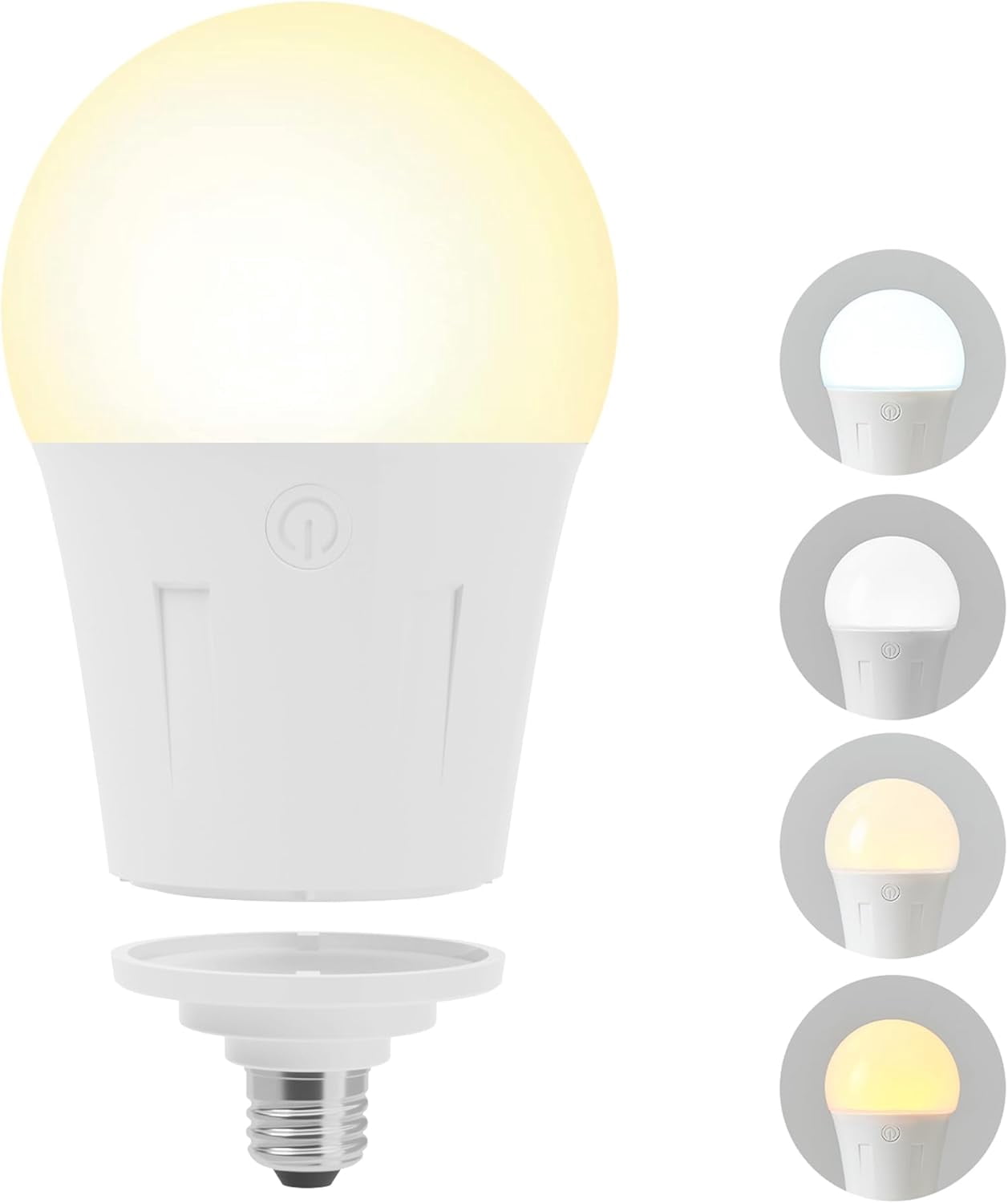 ZhenheE12 Battery Operated Light Bulbs, Detachable Rechargeable Led ...