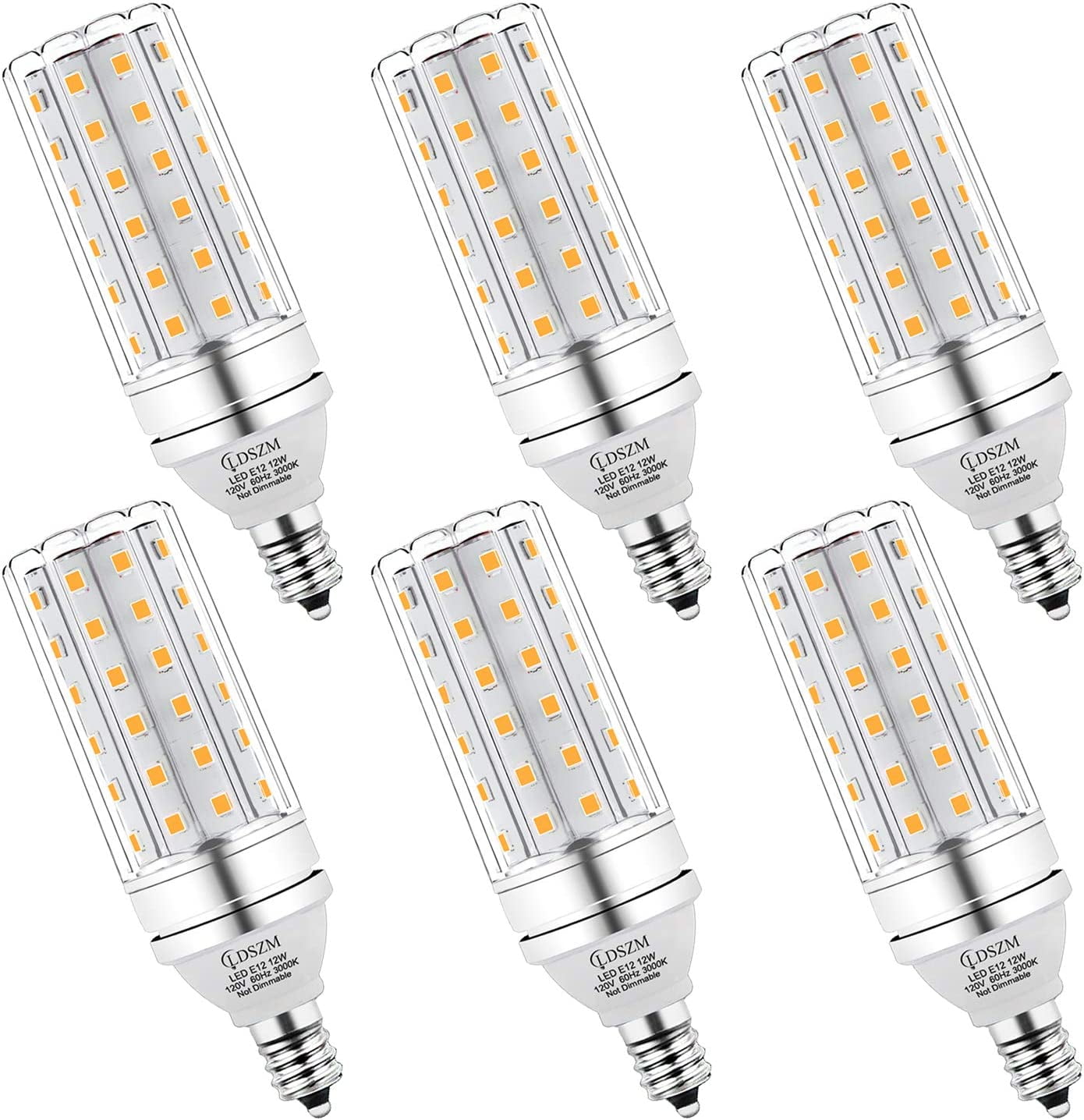 ZhenheE12 Led Bulbs 12W Candelabra Led Light Bulb,100 Watt Equivalent ...