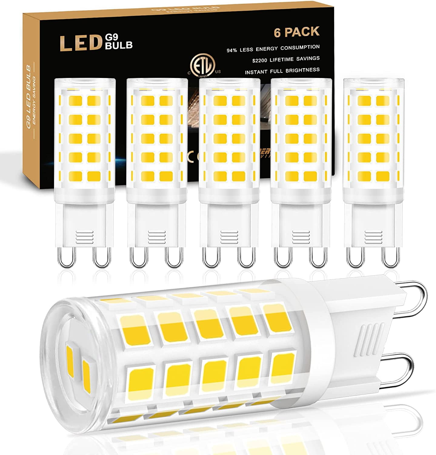 ZhenheG9 Led Bulb 4000K Natural Daylight, 4W(Replacement For 40W ...