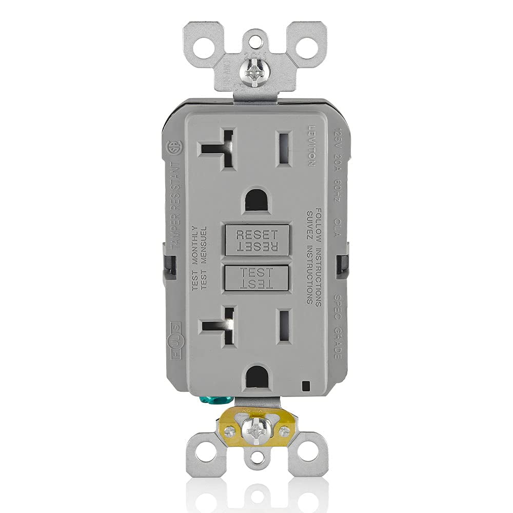 ZhenheGfci Outlet, 20 Amp, Self Test, Tamper-Resistant With Led ...