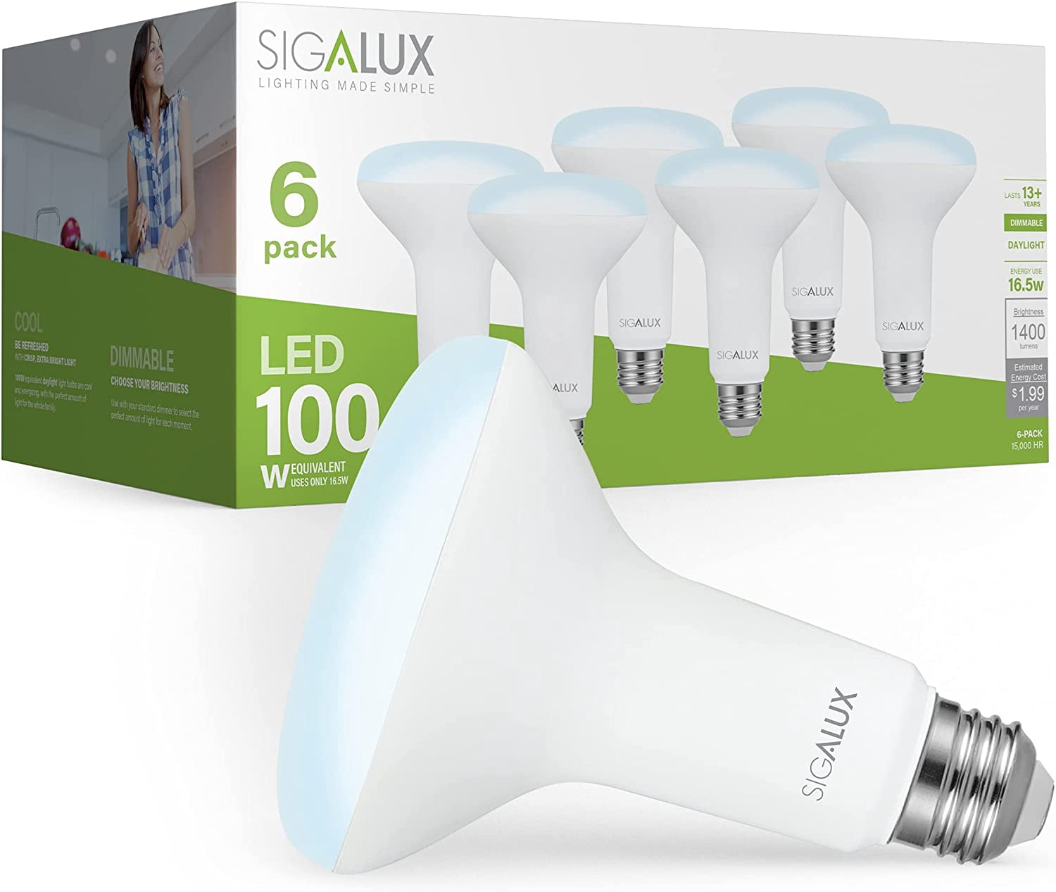 ZhenheLed Flood Lights Indoor Dimmable Recessed Light Bulbs For Ceiling ...