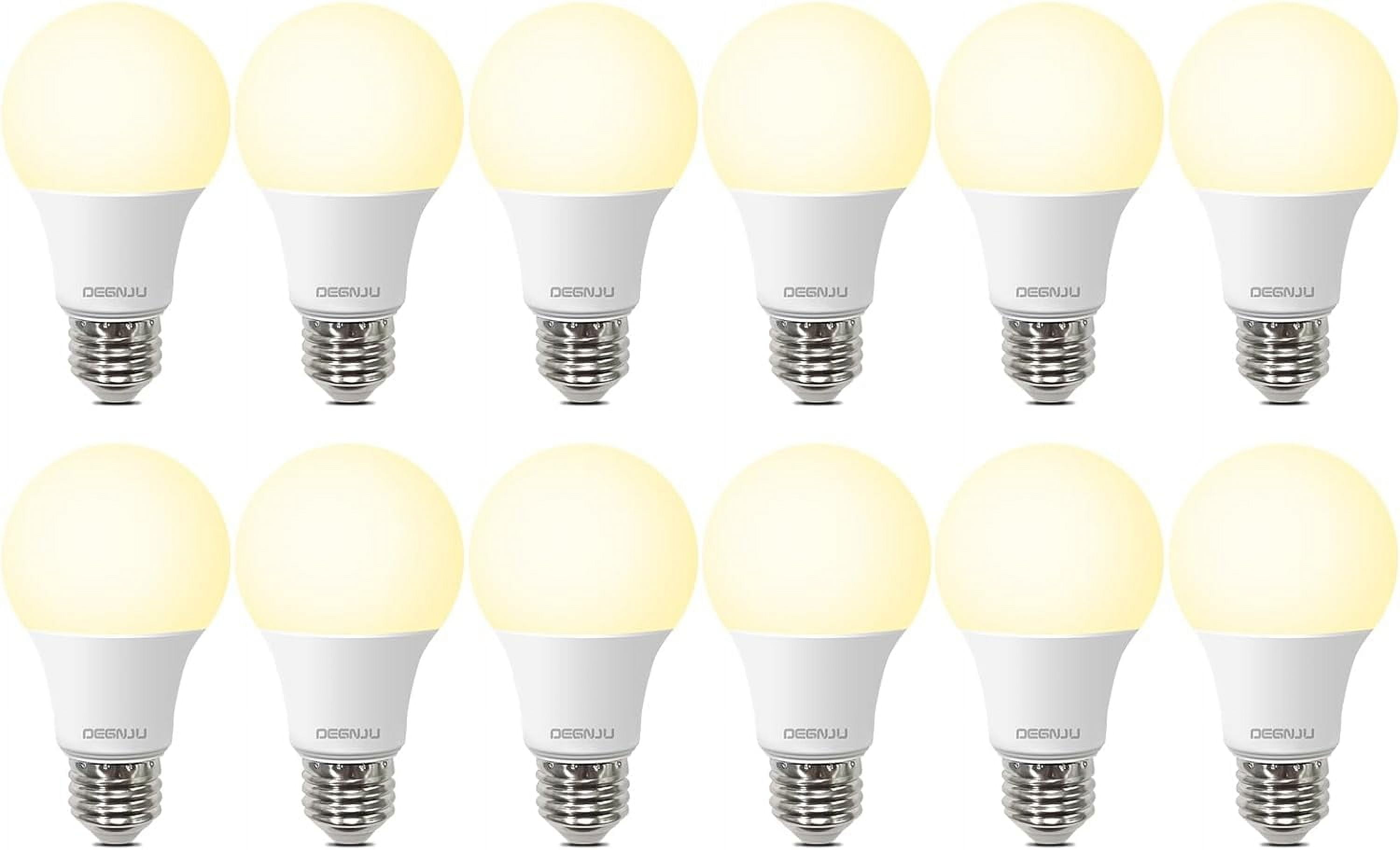 ZhenheLed Light Bulbs, 60 Watt Equivalent Led Bulbs A19, 2700K Soft ...
