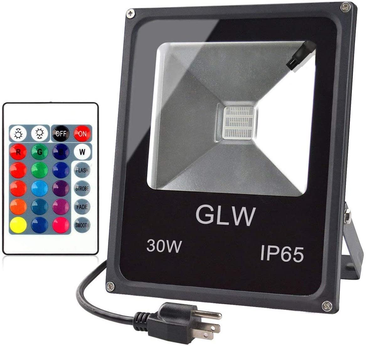 ZhenheLed Rgb Flood Light Stage Lighting, 30W Outdoor Color Changing Lights With Remote Control ...