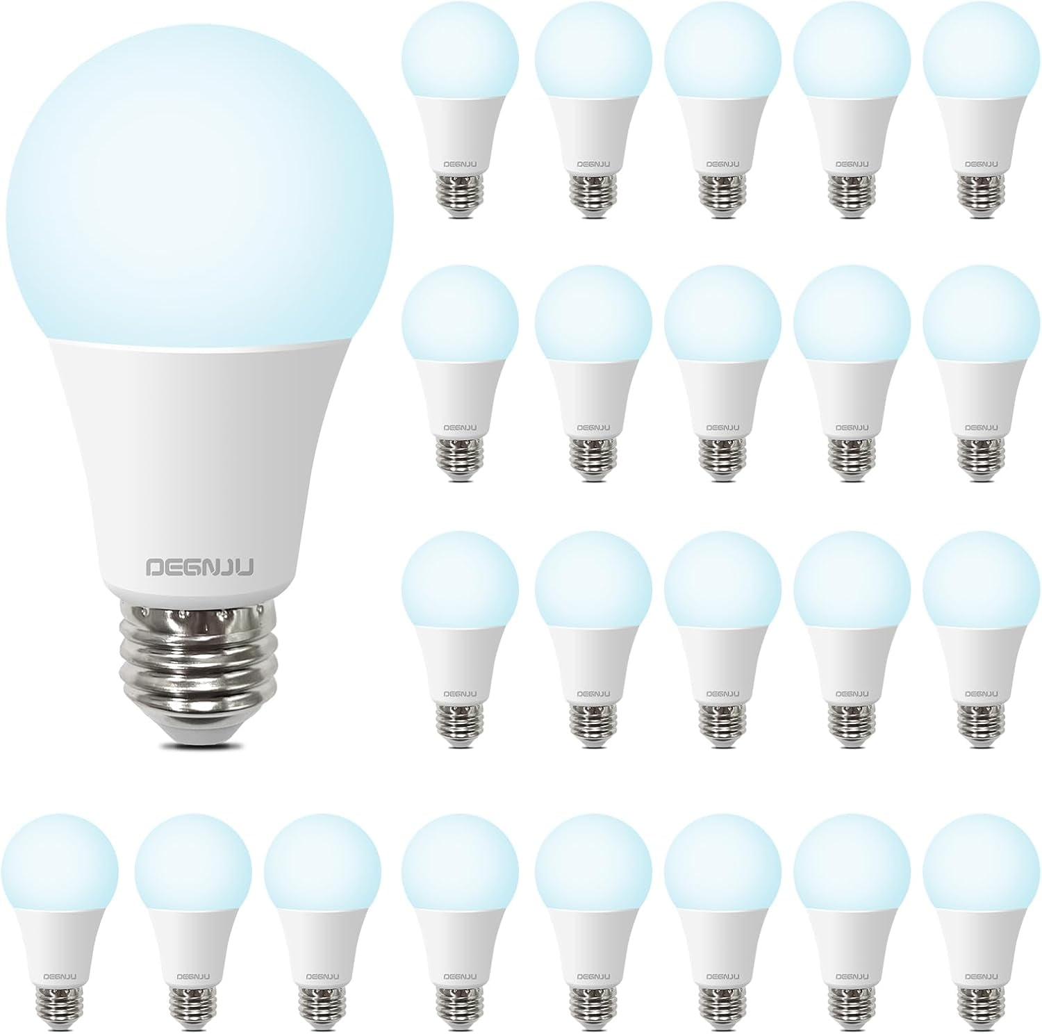 ZhenheLight Bulbs, 100 Watt Equivalent Led Bulbs A19, 5000K Daylight ...