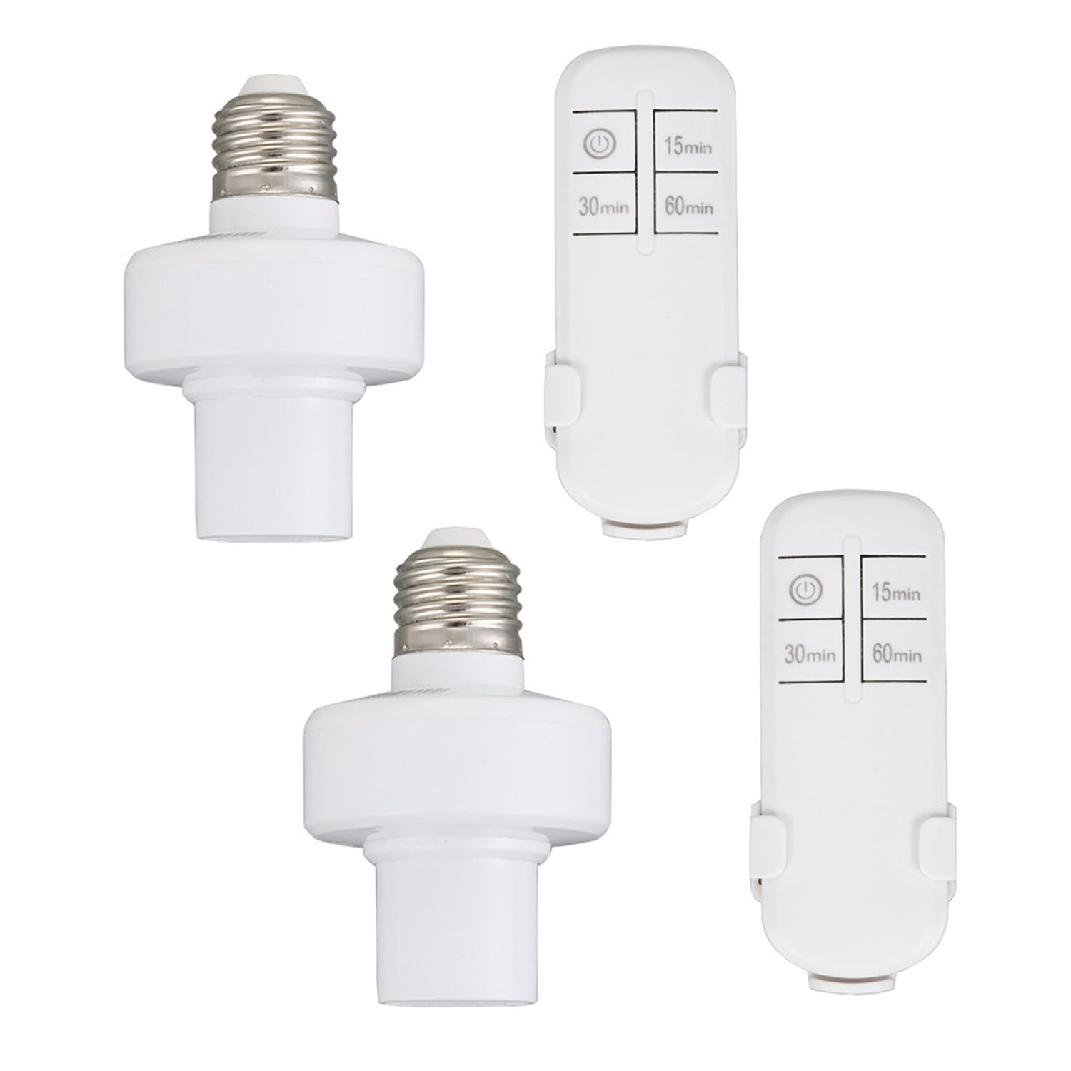ZhenheRemote Control Light Socket,Wireless Light Switch Kit With Timer ...